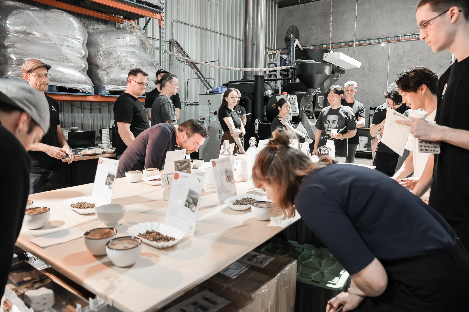 List and Beisler Cupping Event with Artisti Coffee Roasters